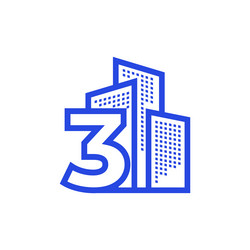 Real estate logo 3 Royalty Free Vector Image - VectorStock