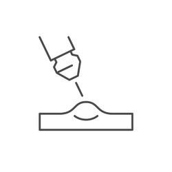 Laser cosmetology treatment icon and female face Vector Image