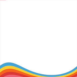 Rainbow concept border Royalty Free Vector Image