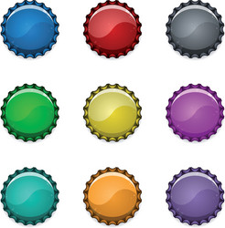 Bottle caps Royalty Free Vector Image - VectorStock