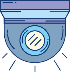 Camera security icon Royalty Free Vector Image