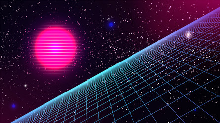 Retro Synthwave Sun Vector Images (over 1,100)