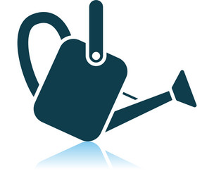 Watering can symbol Royalty Free Vector Image - VectorStock