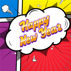 2023 new year design greeting card with kids Vector Image