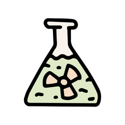 Nuclear Radioactive Doodle Vector Images (over 140)