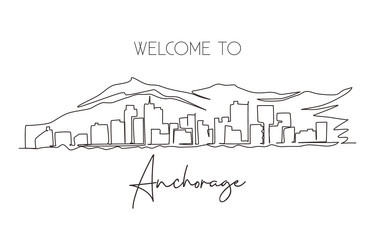 Anchorage City Skyline Vector Images (99)