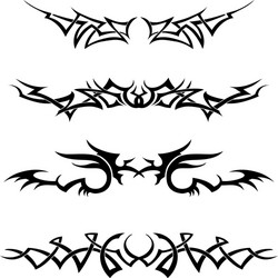 Tribal artworks Royalty Free Vector Image - VectorStock