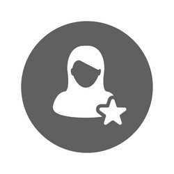 Client clientele customer outline icon line art Vector Image