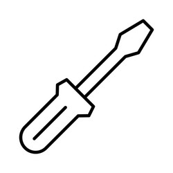 Slotted Screwdriver Drawing