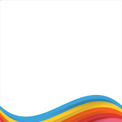 Rainbow concept border Royalty Free Vector Image