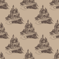 Castle Engraving Vector Images (over 490)