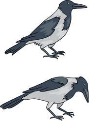 Crows wire Royalty Free Vector Image - VectorStock