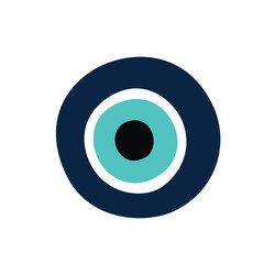 Greek evil eye symbol protection Royalty Free Vector Image