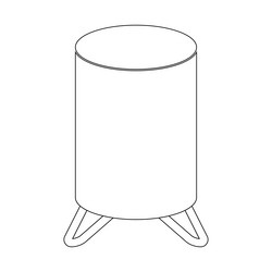 Water reservoir icon Royalty Free Vector Image