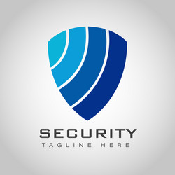 Security digital shield concept web Royalty Free Vector