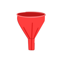 Shape funnel cartoon Royalty Free Vector Image