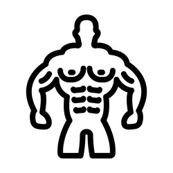 Muscle Man Outline Vector Images (over 4,300)