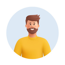 Smiley Face With Goatee