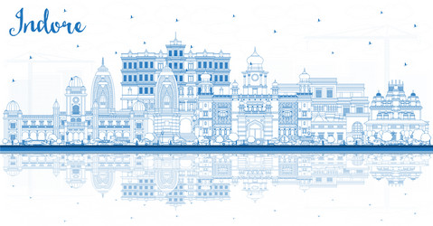 Indore Skyline Vector Images (30)