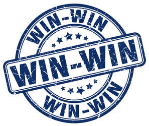 Win-win stamp Royalty Free Vector Image - VectorStock