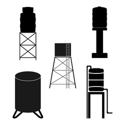 Water reservoir icon Royalty Free Vector Image