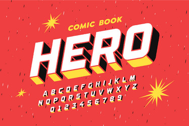 Comic Book Font Vector Images (over 3,800)