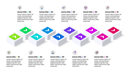 Infographic 10 Elements Vector Images (over 11,000)