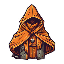 Traditional wizard costume retro style Royalty Free Vector