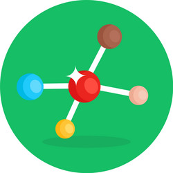Organic molecule Royalty Free Vector Image - VectorStock