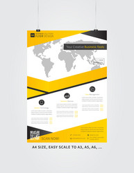 Poster layout Royalty Free Vector Image - VectorStock