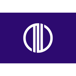 Flag of sendai miyagi Royalty Free Vector Image