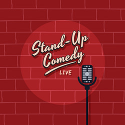 Stand up comedy Royalty Free Vector Image - VectorStock
