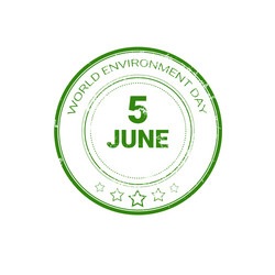 Creative world environment day greeting Royalty Free Vector