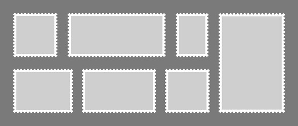 Postage Stamp Edge Border Vector Images (over 880)