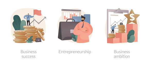 Key to success abstract concept Royalty Free Vector Image