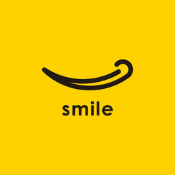 Smile logo for banner design and elegant template Vector Image