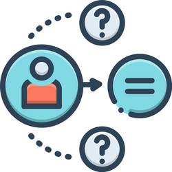 Answered Royalty Free Vector Image - VectorStock