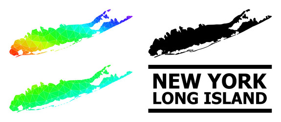 Map of New York Long Island Vector Images (over 190)