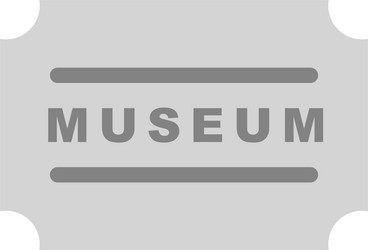 Museum tag Royalty Free Vector Image - VectorStock