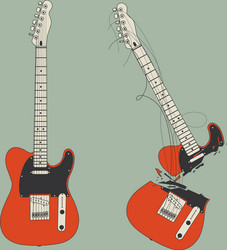 Broken Guitar Vector Images (over 230)