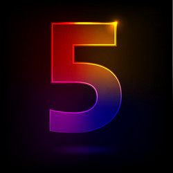 Pink Number 5 Vector Images (over 600)