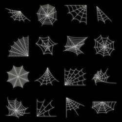 Neon Spider Cobweb Vector Images (over 180)