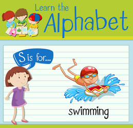 Flashcard Swim Vector Images (94)