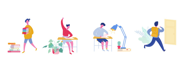 School Students Vector Images (over 300,000)