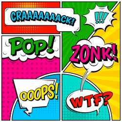 No word comic book pop art Royalty Free Vector Image