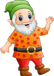 Cute dwarf cartoon Royalty Free Vector Image - VectorStock