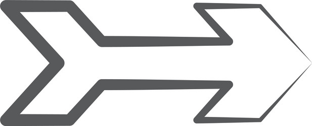 Indication arrow Royalty Free Vector Image - VectorStock