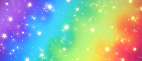 Rainbow fantasy background holographic Royalty Free Vector