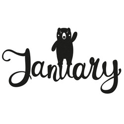 January Word Vector Images (over 2,800)