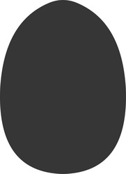 Egg shape template with different Royalty Free Vector Image